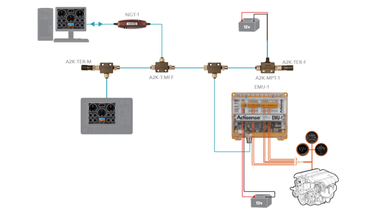 EMU-1 Engine Monitoring Unit | Convert analogue to NMEA 2000
