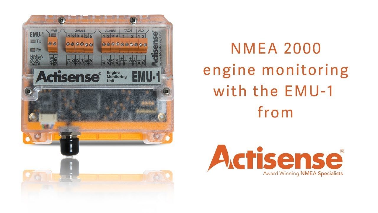 EMU-1 Engine Monitoring Unit | Convert analogue to NMEA 2000